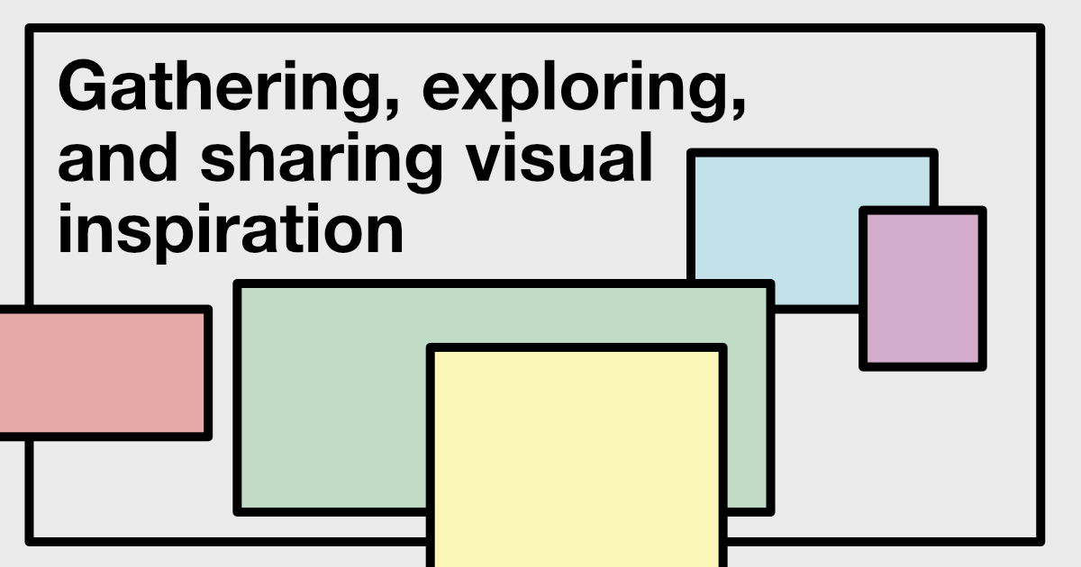 DFTW: Gathering, exploring, and sharing visual inspiration